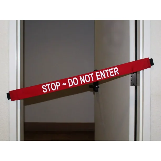 Stop Do Not Enter Sign - Nylon Banner with Magnetic Ends - Walmart.com