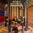 3D Wooden Puzzle Rail-Track Secluded City Model Kit, DIY Steam Train ...