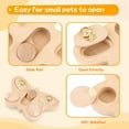 Wooden Toys for Small Pets, 4 in 1 Interactive Hide Treats Sniffing ...