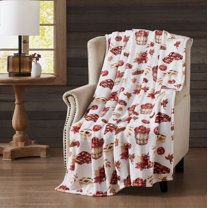Kate Aurora Autumn Accents Oversized Fall Plaid Country Farmhouse ...