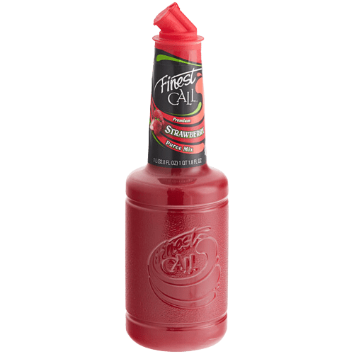 Finest Call Premium Strawberry Puree Mix - 1L - Elevate Your Beverages ...