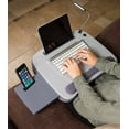 Sofia + Sam Multi-tasking Laptop Writing Computer Desk with Memory Foam ...