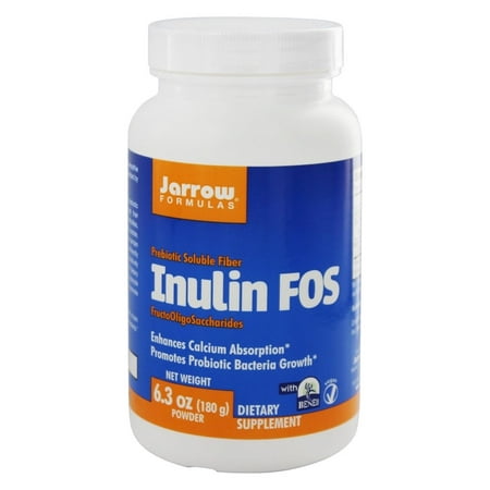 Jarrow Formulas - Inulin and Prebiotic Soluble Fiber Powder - 180 Grams ...