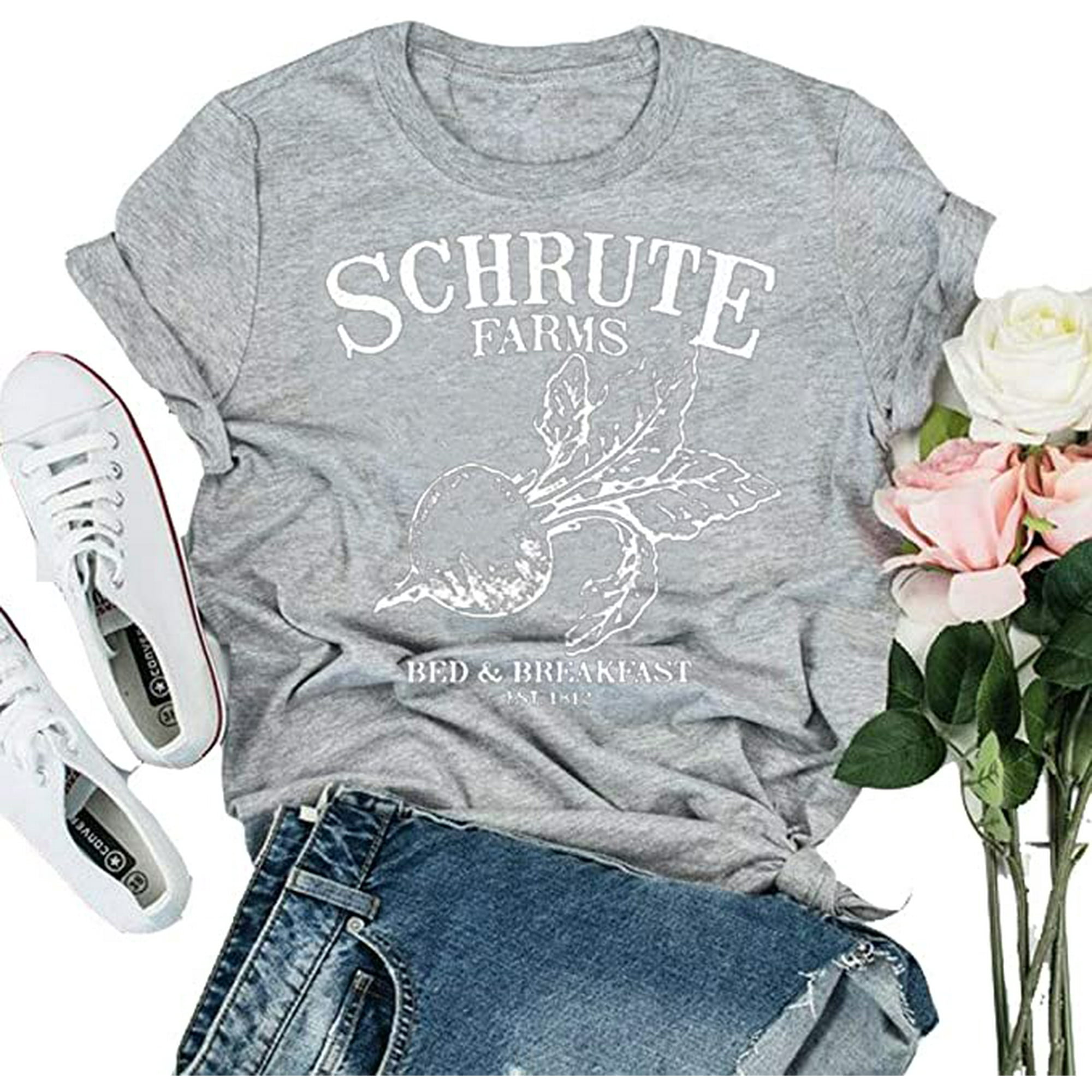 Click here for Yourtops Women Schrute Farms Bed & Breakfast T-Shi... prices