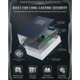 Book-shaped security lock box, fake book with combination lock, safe ...