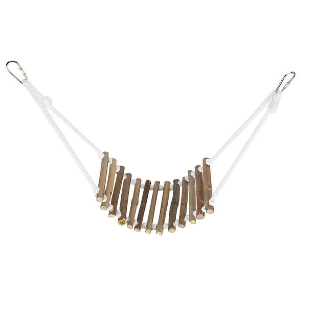 Swing Bridge Bite Training Toy Bird Ladder de Madera, Juguete de ...