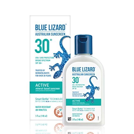 BLUE LIZARD Active Mineral-Based Sunscreen, Unscented, 5 Fl Oz - Walmart.ca