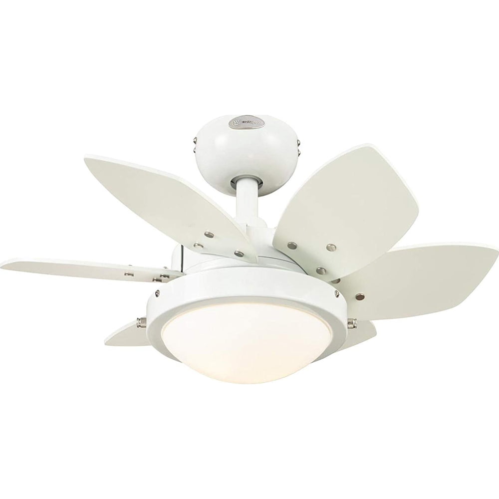 Quince 24-Inch Reversible Six-Blade Indoor Ceiling Fan - Walmart.com ...