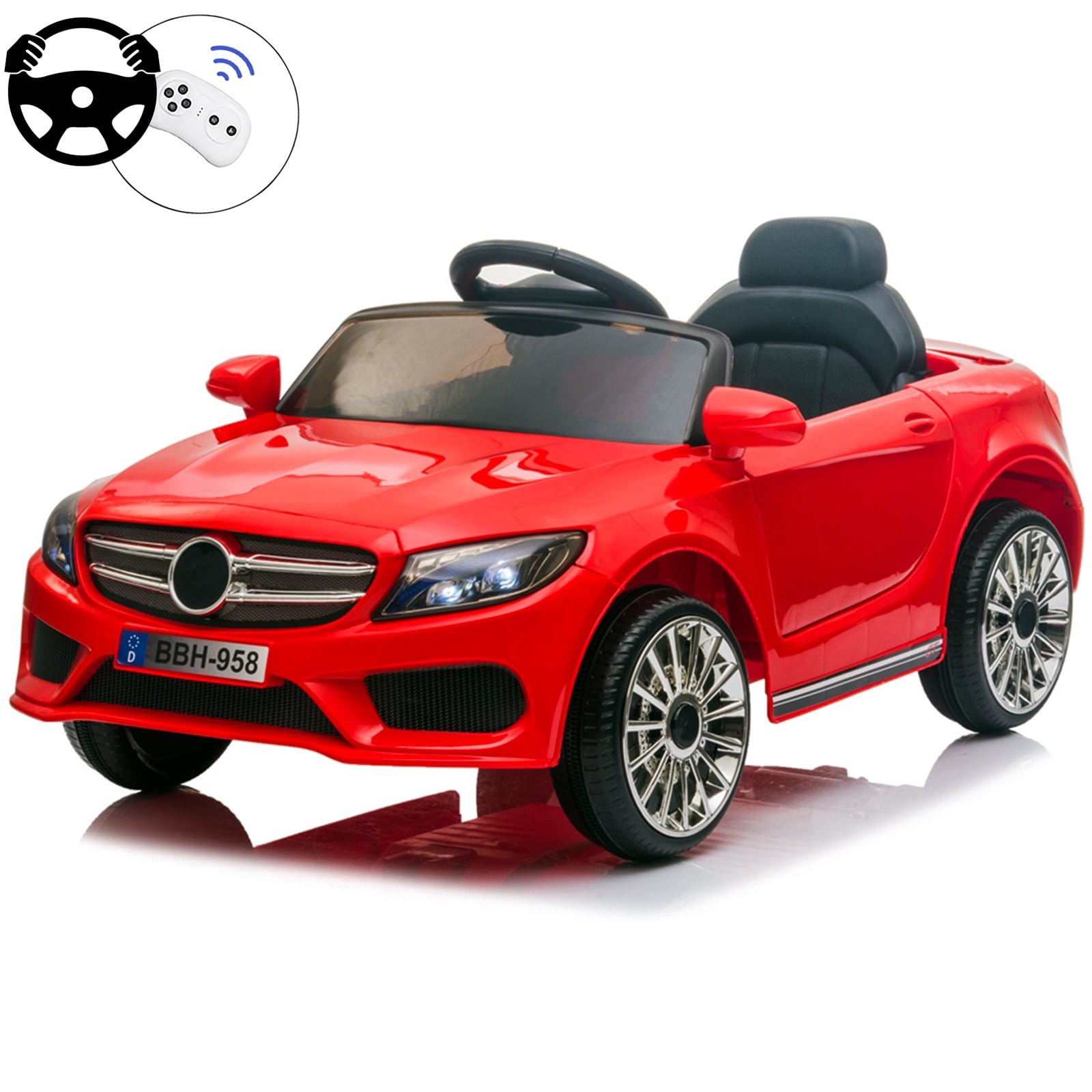 Kids Ride On Toy, Seizeen 12V Ride On Car for Girls & Boys Age 3-6 ...