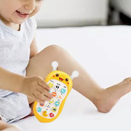 Baby Pretend Phone Interactive 6 Months+ Baby Yellow | Walmart Canada