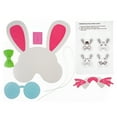 Craft County Foam Easter Bunny Mask Craft Kit 12 Pack for Kids ...