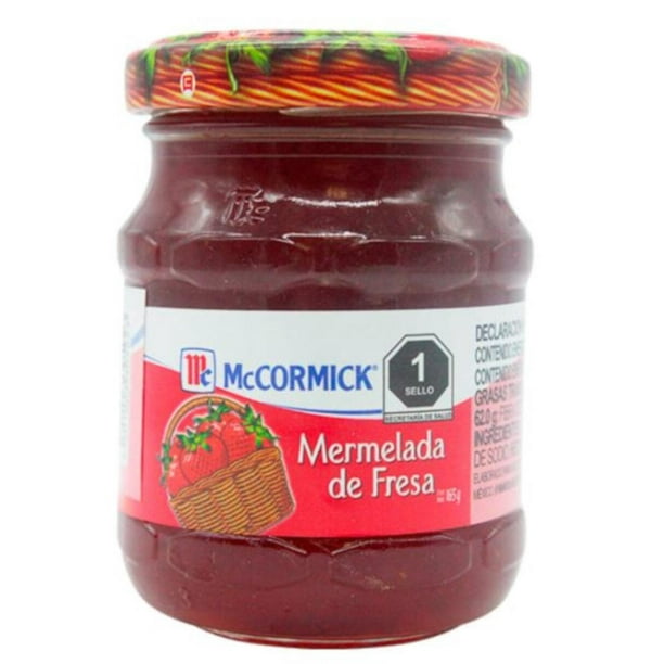 Pack de 12 Mermelada McCormick Fresa 165 gr | Walmart en línea