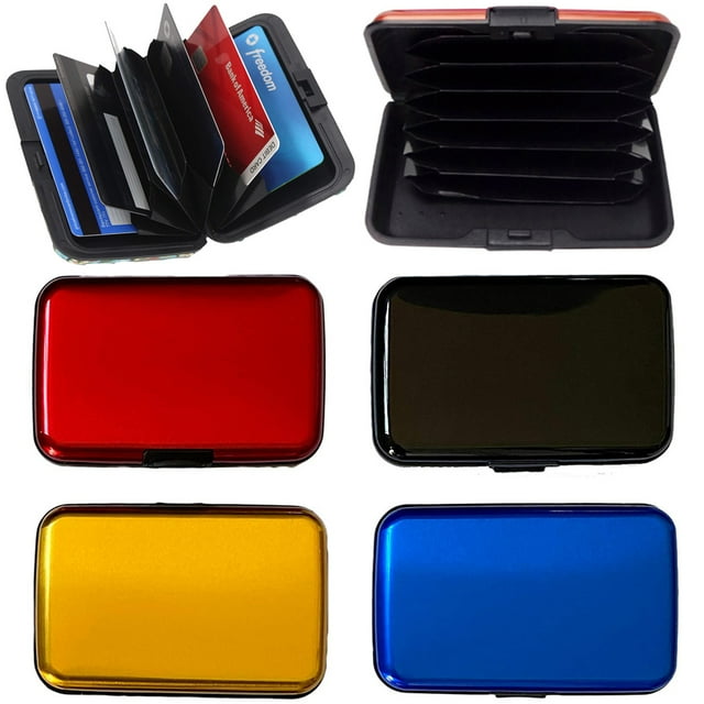 Extra Thick Card Holder Aluminum Hard Case Credit Cards Wallet, Men ...