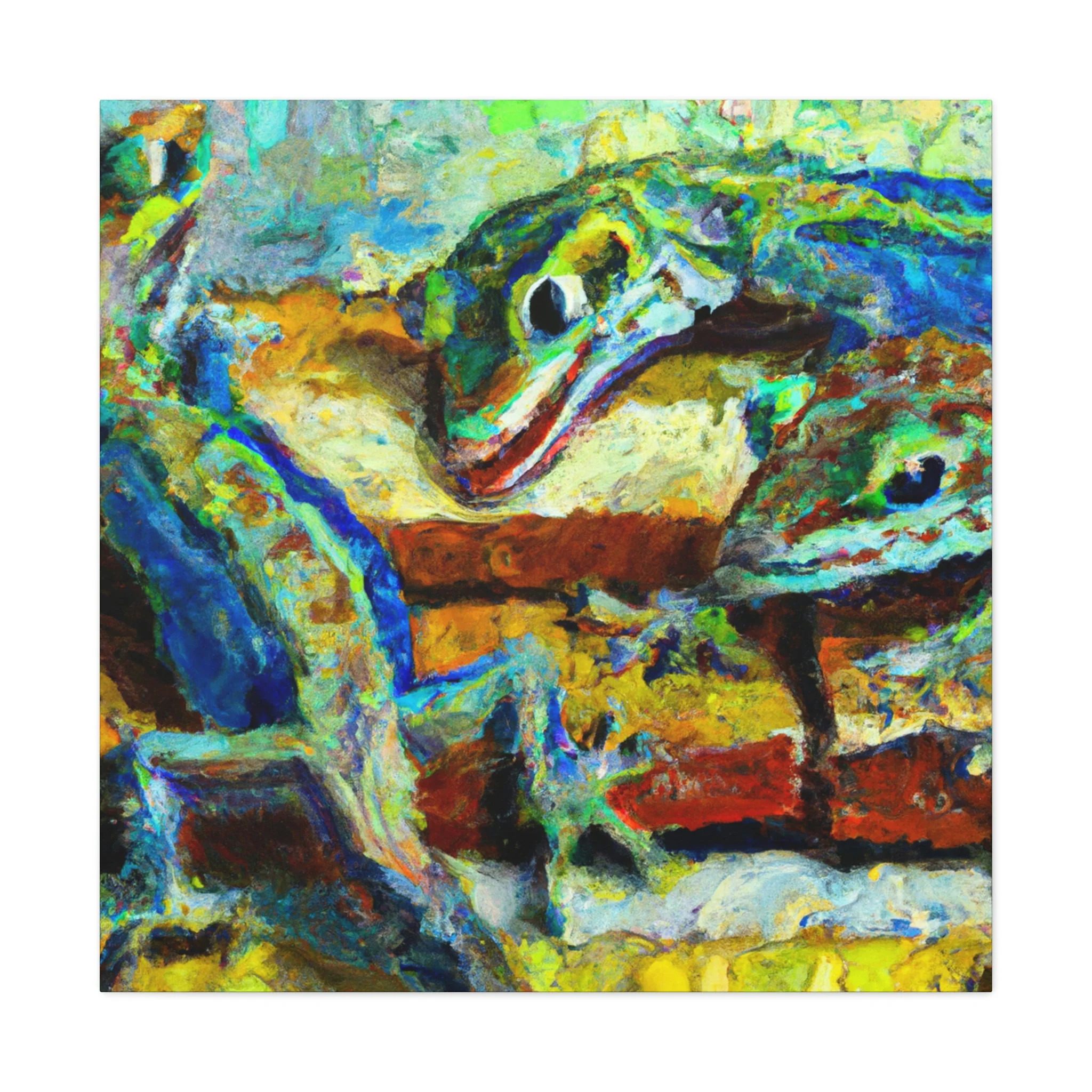 Lizards in Impressionism - Canvas - Walmart.com