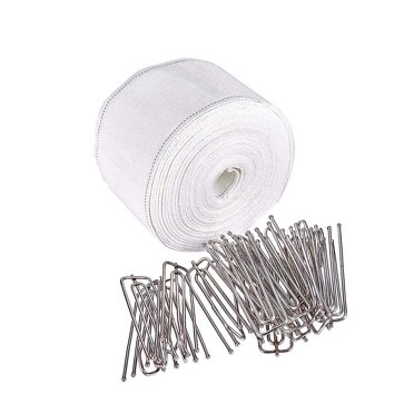 Stainless Steel 75-Pack Traverse Pleater 4-Prong Curtain Pleat Clips ...