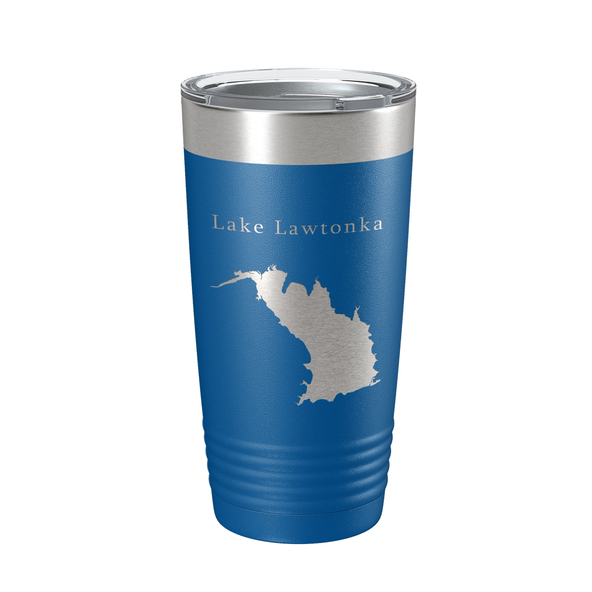 Lake Lawtonka Map Tumbler Travel Mug Insulated Laser Engraved Coffee ...