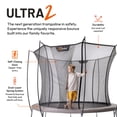 VULY Ultra 2 Extra Large 15ft Trampoline with Enclosure - Round Kids ...
