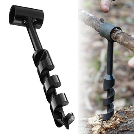 Auger Hand Drill Bit Camping Tools Spiral Bit Digger Shaft Drill Hand ...