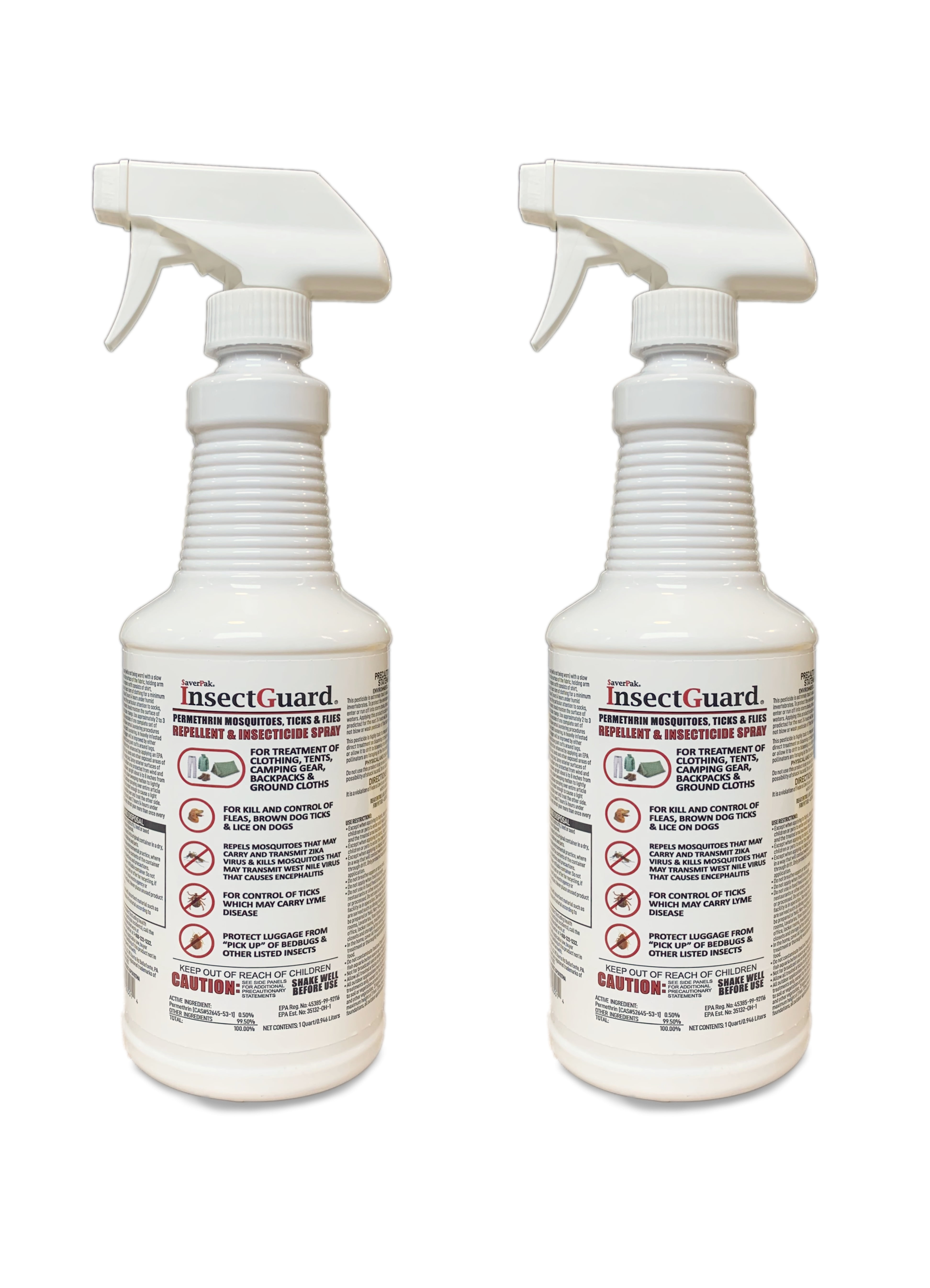 $averPak InsectGuard Permethrin Mosquitoes, Ticks and Flies Repellent ...