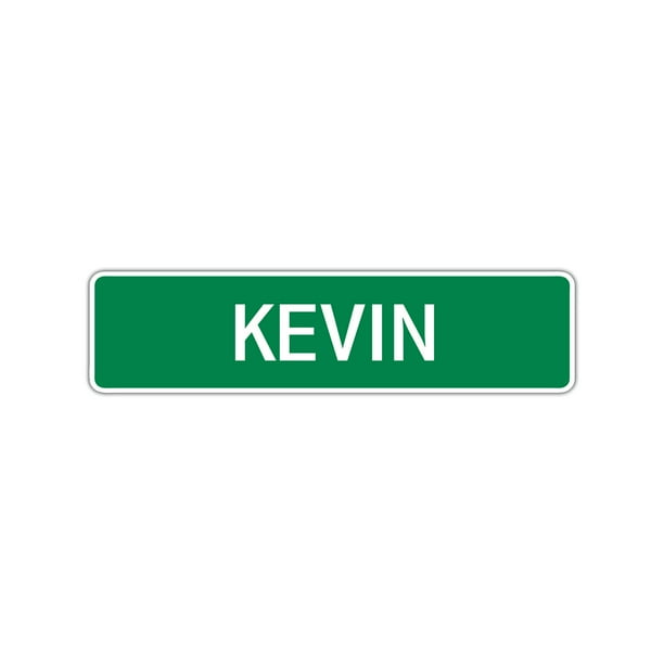 Kevin Boys Letter Printed Label Indoor Outdoor Children Name Wall ...