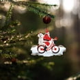 10 Pack Of Santa Claus Christmas Pendant Acrylic Puppy Doll Bicycle ...