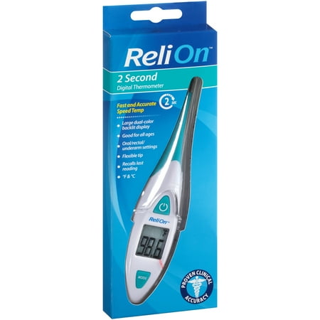ReliOn 2 Second Digital Thermometer - Walmart.com