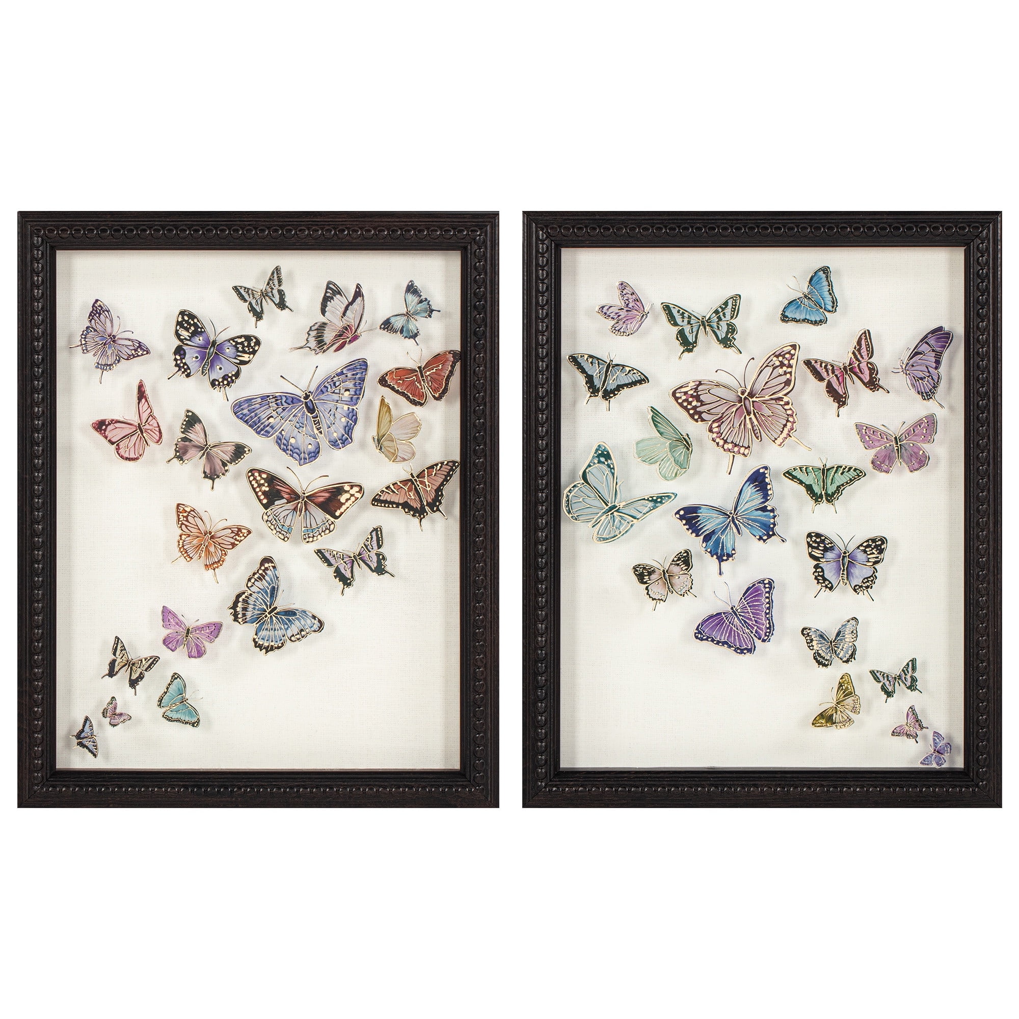 Click here for No Brand Import Ex Set Of Two Framed Under Glass B... prices