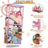 Ozzptuu Kids Zoo Storage, PVC Stuffed Animal Organizer for Nursery Room ...