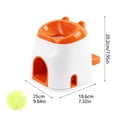 Tennis Machine 2-In-1 Interactive Dog Tennis Ball Launcher Treat ...