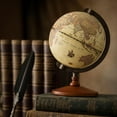 ZOYONE Small Vintage Desktop World Globe for Adults, Antique Decorative ...