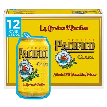Pacifico Clara Mexican Lager Import Beer, 12 Pack 12 fl. oz. Bottles, 4 ...