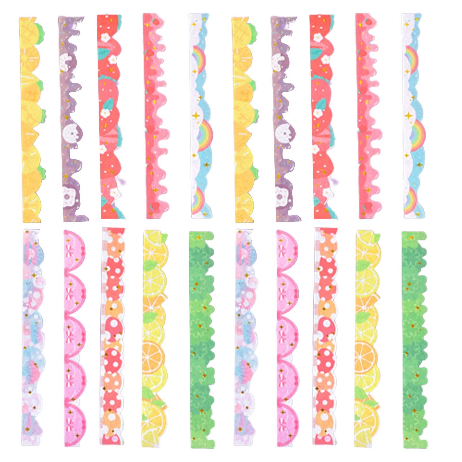 Adhesive Bulletin Board Border | 20 Pcs Landscape Wall Decals Border ...