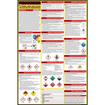 How To Read A Safety Data Sheet (SDS/MSDS) Poster, 24 x 33 Inch ...
