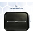 Carlisle FoodService Products Cafe Fast Food Cafeteria Tray with ...