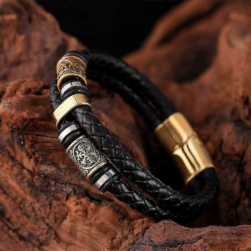 Click here for Vett (V1340-21cm)genuine Leather Bracelet For Viki... prices