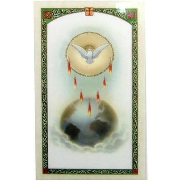 Prayer to the Holy Spirit Holy Card (HC9-066E) - Laminated - Walmart.com