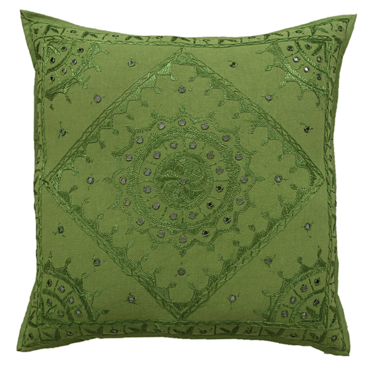 Stylo Culture Ethnic Couch Throw Pillow Cover 24x24 Large Hand ...