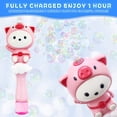 Musical Automatic Bubble Wand for Kids with Flashing Light, Electric ...