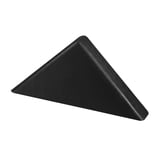 Uxcell Antislip Plastic Round 10 x 75mm Glass Corner Cover Solid Black ...