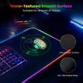 Extra Large RGB Gaming Mouse Pad-14 Light Modes, Extended Soft LED ...