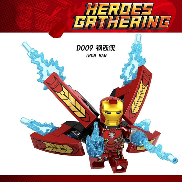Amyove Avengers Lego Big Minifigures Venom Carnage Iron Man Thanos Hulk ...