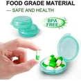 Portable Pill Box (6 PCS) - Mini Daily Holder, Travel Medicine ...