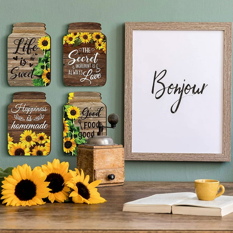 Rustic Mason Jar Wall Decor