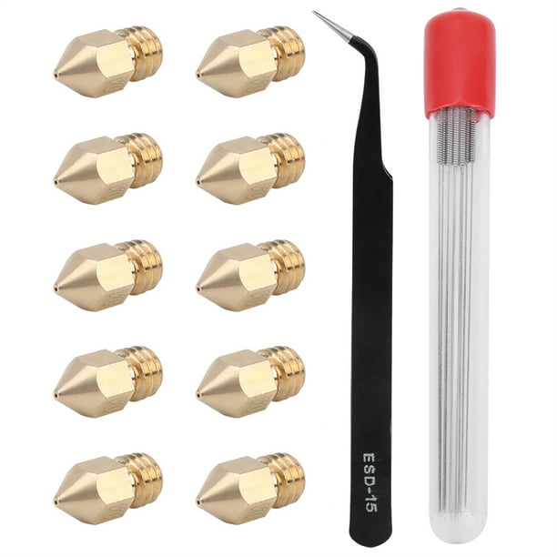 D Printer Accessories,0.4mm Nozzles Cleaning Pin D Printer Nozzle D ...