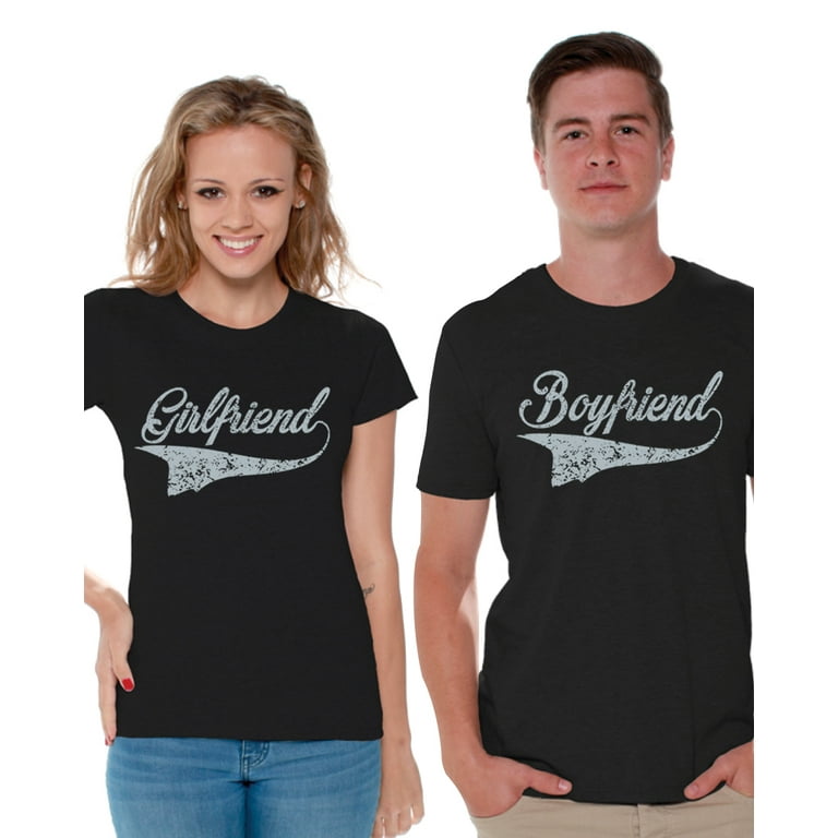 Cute Matching Boyfriend And Girlfriend Shirts