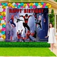 Miles Morales Party Supplies Plates Decorations Birthday Cake Topper ...
