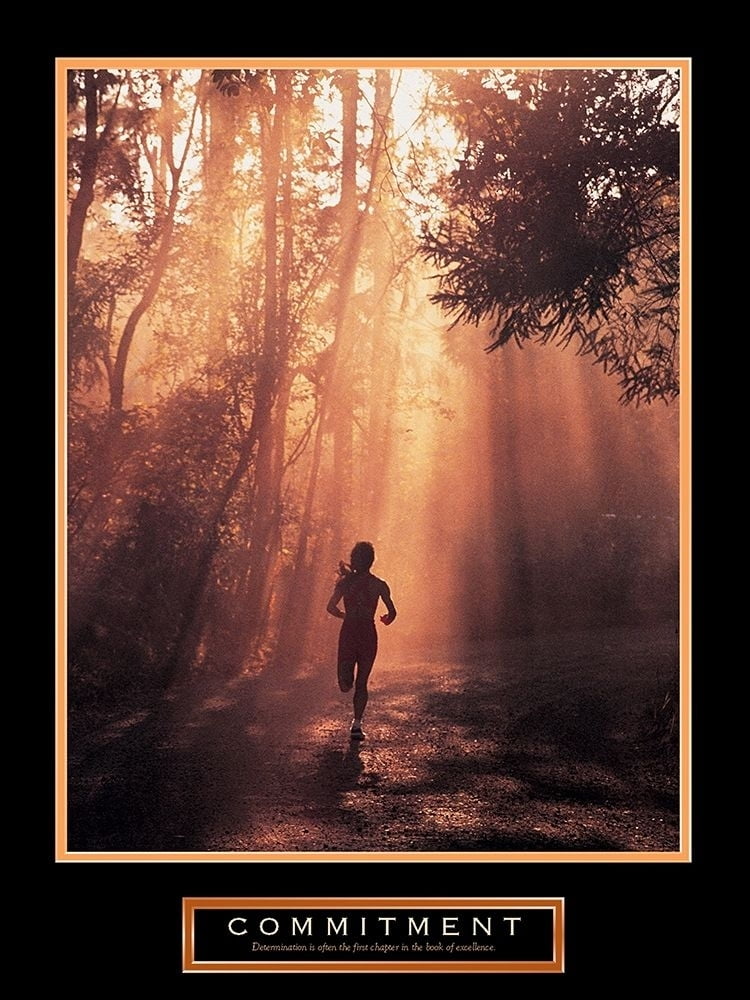 Runner - Commitment Poster Print by Unknown Unknown # F101604 - Walmart.com