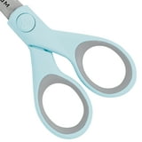 Westcott 5" Crafting Scissors, Titanium Bonded, Micro-Tip, Light Blue ...