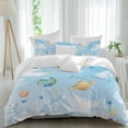 Blue Sky Bedding 3 Piece Duvet Cover Set Twin Size, Cartoon Cute ...
