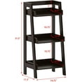 UTEX 3-Tier Ladder Shelf, Bathroom Shelf Freestanding, 3-Shelf ...